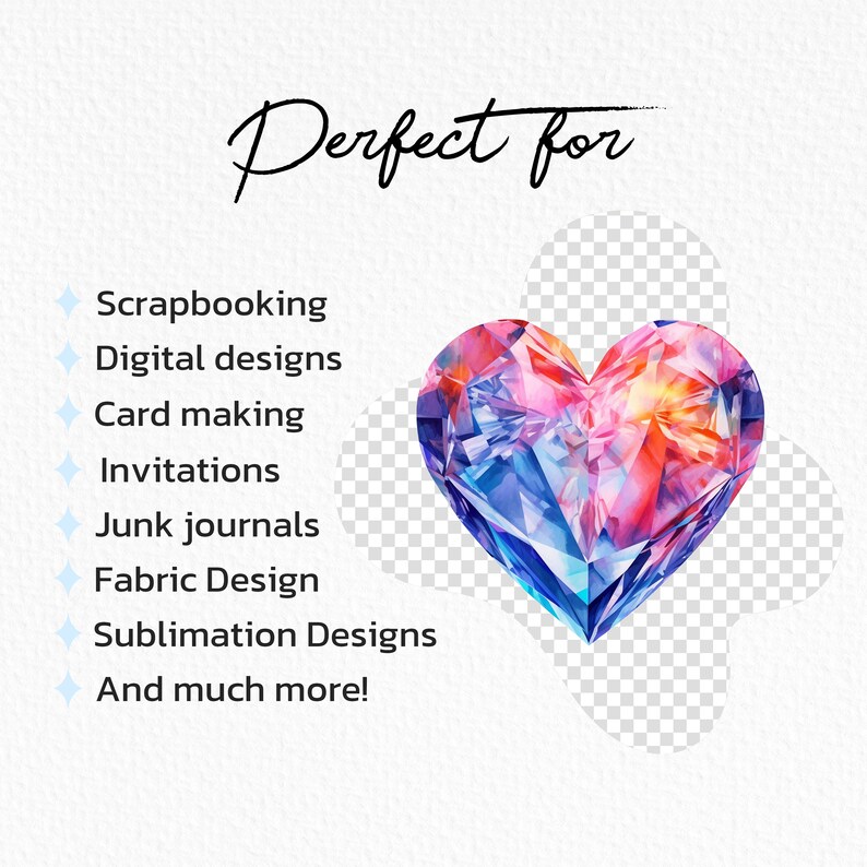 30 Watercolor Diamonds Clipart, Hand Drawn, Watercolor Diamond ...