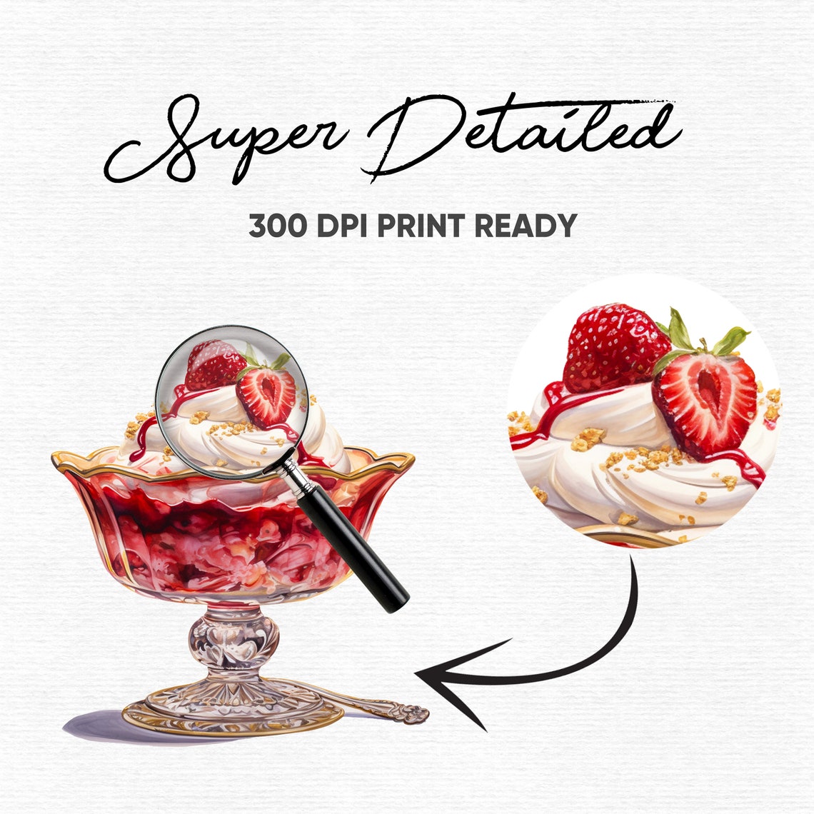 25 Ice Cream Watercolor Clipart PNG Images of Flavored Tasty Desserts ...