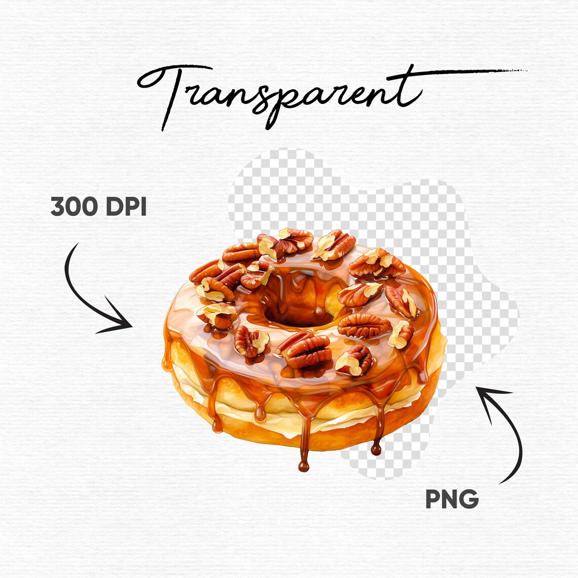 25 Watercolor Donuts Clipart Donut PNG Baking Clipart - Etsy