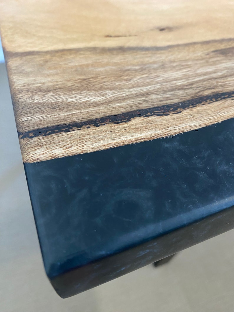 Marri Timber River Resin Dining Table (8 Seater) - Etsy Australia