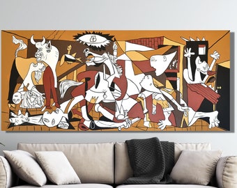 Pablo Picasso Guernica Painting Print Wall Art, Pablo Picasso Poster ...