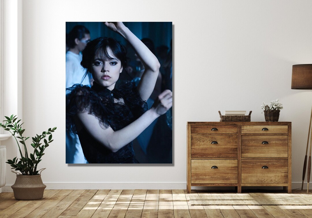 Wednesday Addams Poster, Wednesday Addams Wall Art, Jenna Ortega Wall ...