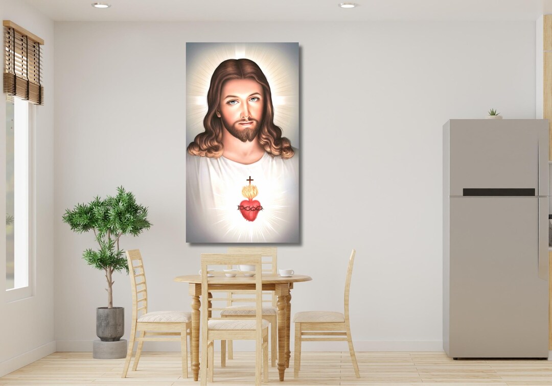 Jesus Christ Poster Prints Wall Art, Merciful Jesus Divine Mercy Jesus ...