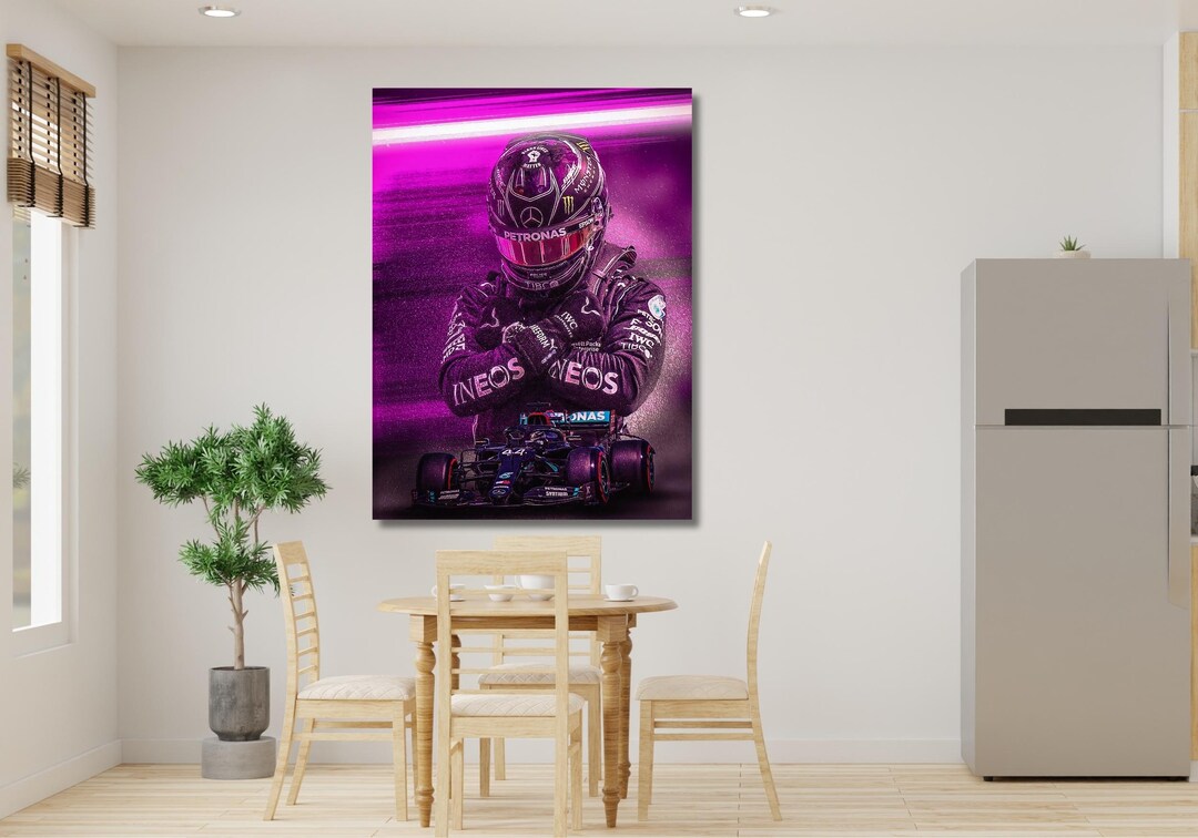 Lewis Hamilton Wall Arts, Lewis Hamilton Canvas Poster Wall Art Print ...