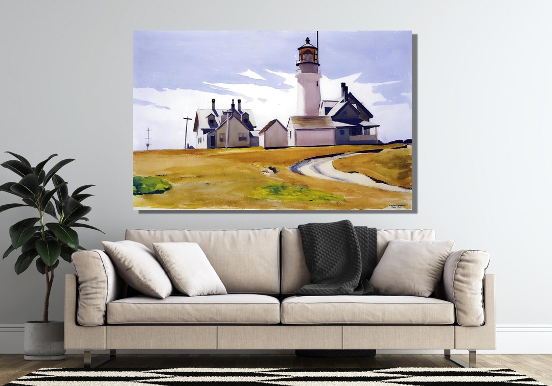 Edward Hopper Railroad Sunset Canvas Print Wall Art, Edward Hooper ...