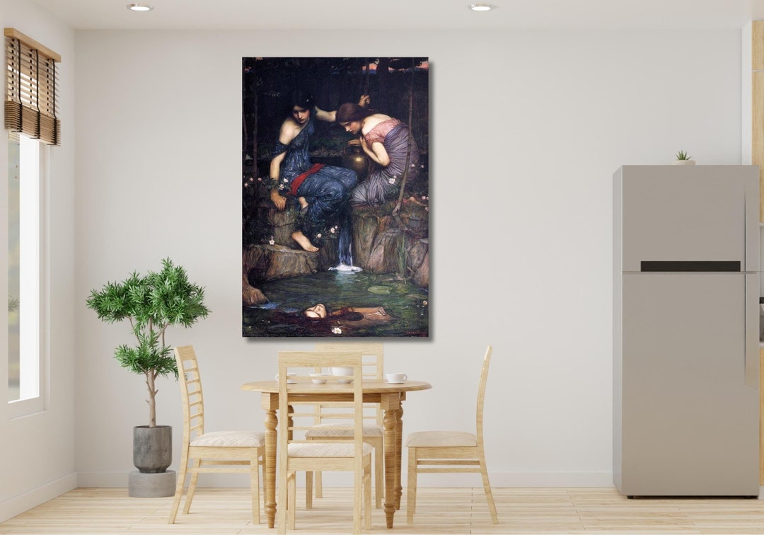 John William Waterhouse Nymphs Finding the Head of Orpheus Oil Painting ...