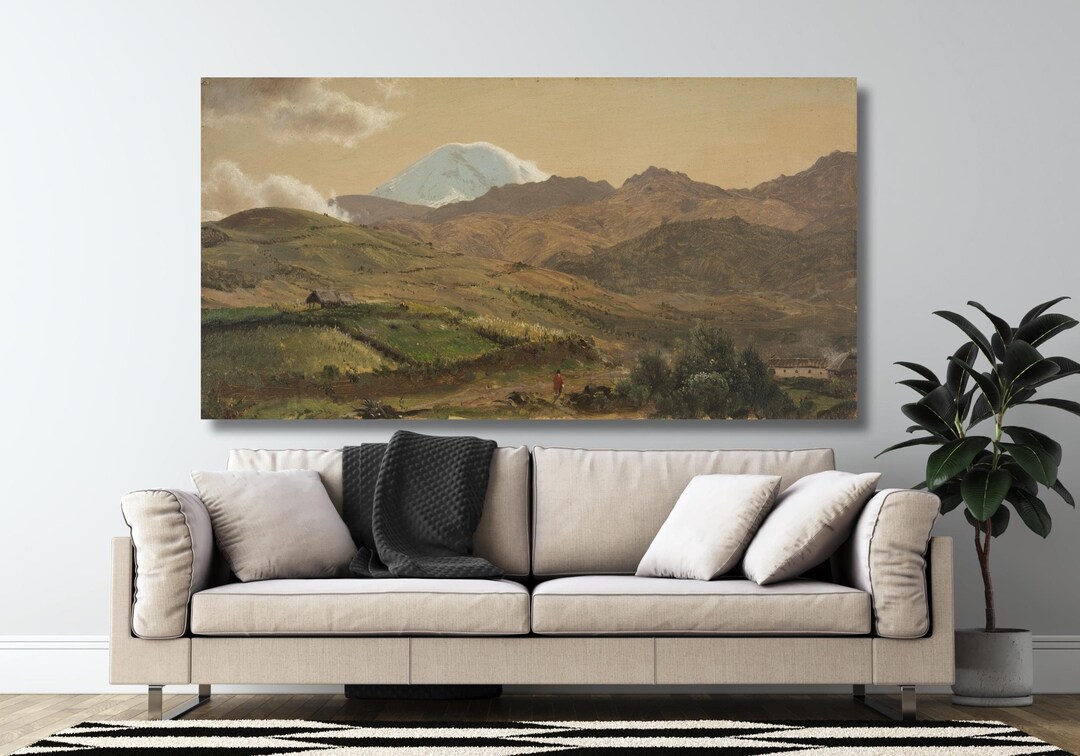 Frederic Edwin South American Landscape Painting Canvas, Frederic Edwin ...