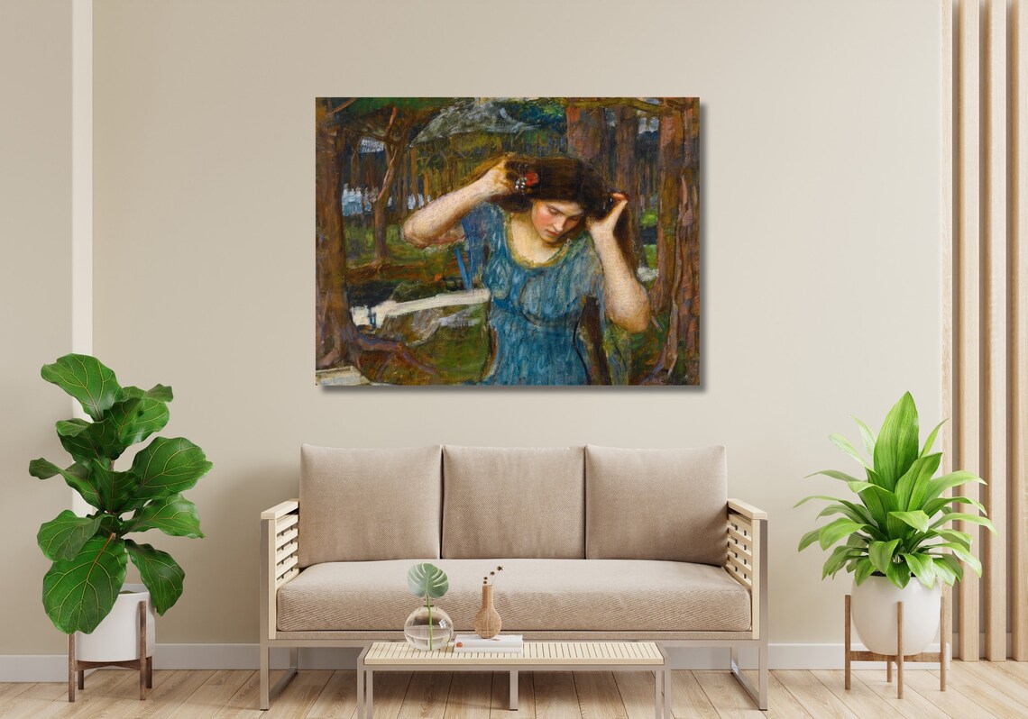 John William Waterhouse Vain Lamorna A Study for Lamia Oil Painting ...