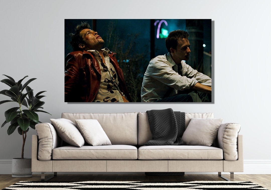 Fight Club Poster, Fight Club Movie Canvas Art, Fight Club Movie Decor ...
