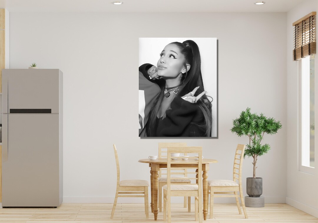 Ariana Grande Canvas Poster, Ariana Grande Music Poster, Ariana Grande ...