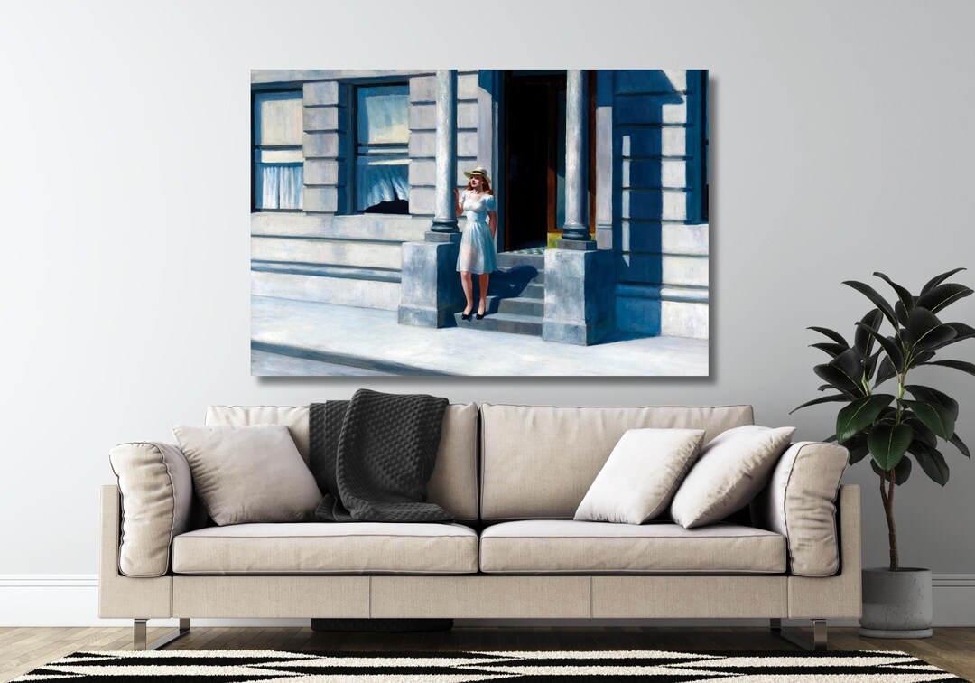 Edward Hooper Summertime Oil Painting Prints Art, Edward Hopper ...