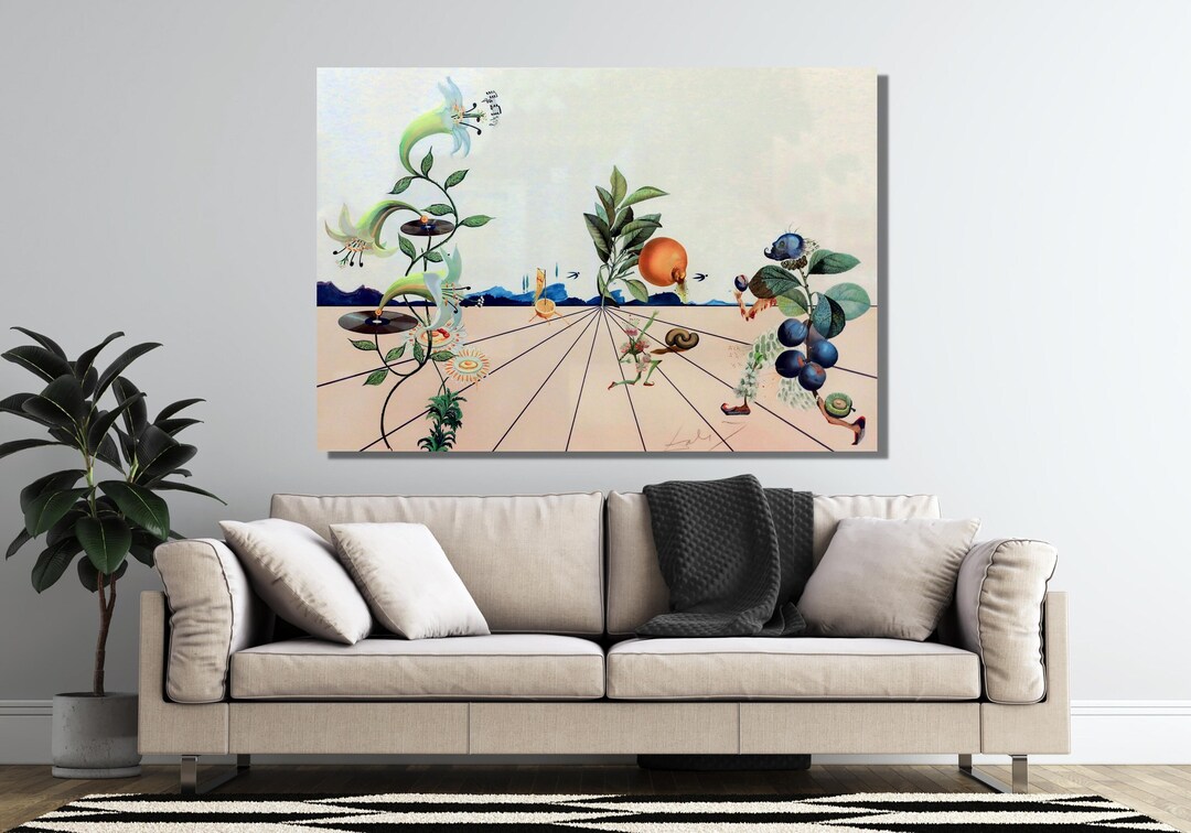 Salvador Dali Flordali 1981 Painting Arts, Salvador Dali Wall Art ...