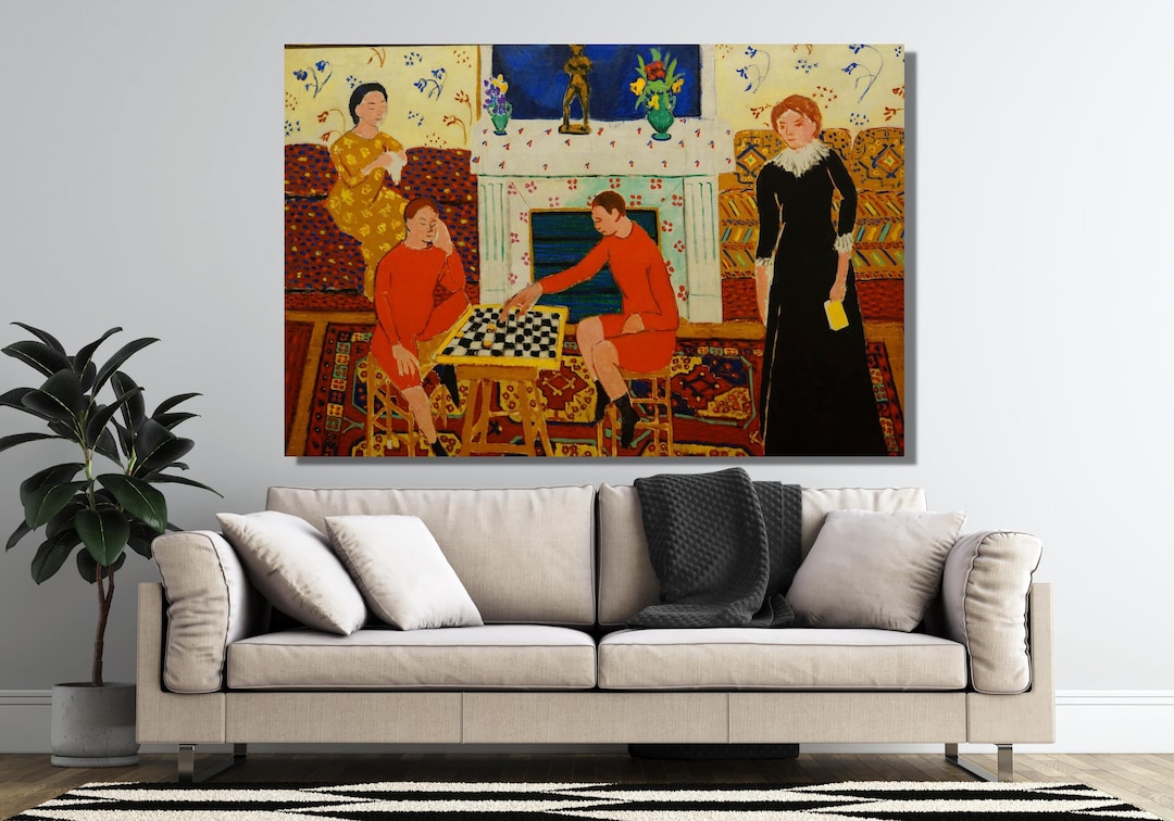 Henri Matisse Print, Matisse Exhibition Canvas Wall Art, Matisse Poster, Henri Matisse Playing ...