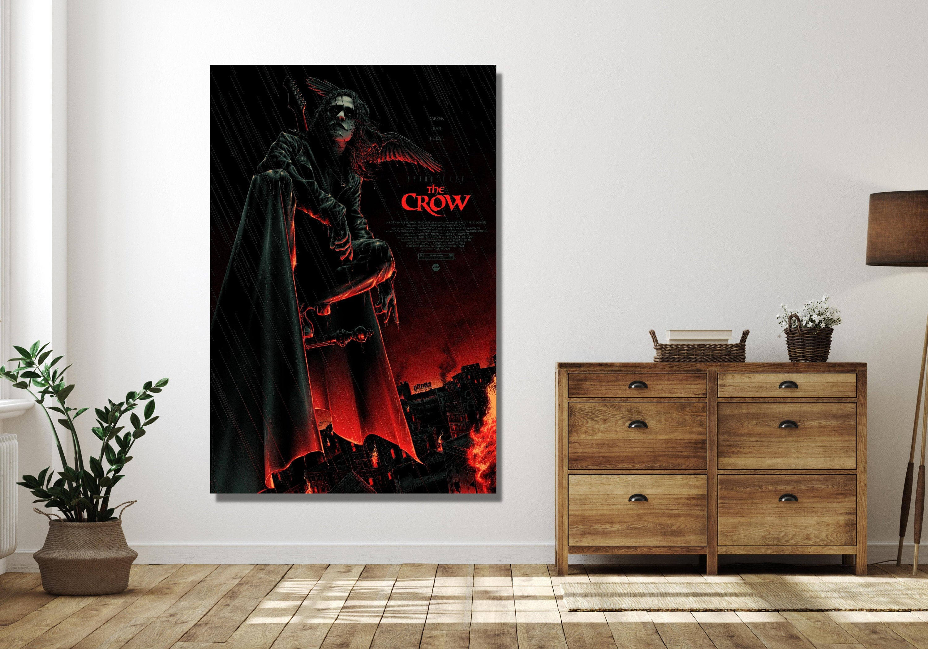 The Crow Movie Posters Prints the Crow Movie Canvas Wall Art - Etsy