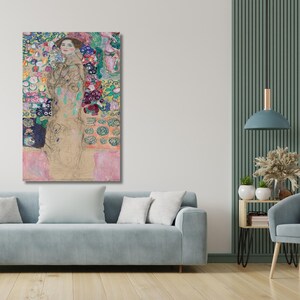 Gustav Klimpt Portrait of Maria Munk Painting Print, Gustav Klimpt ...