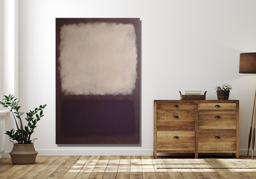 Mark Rothko Brown and Soft Brown Print Wall Art Poster, Mark Rothko ...