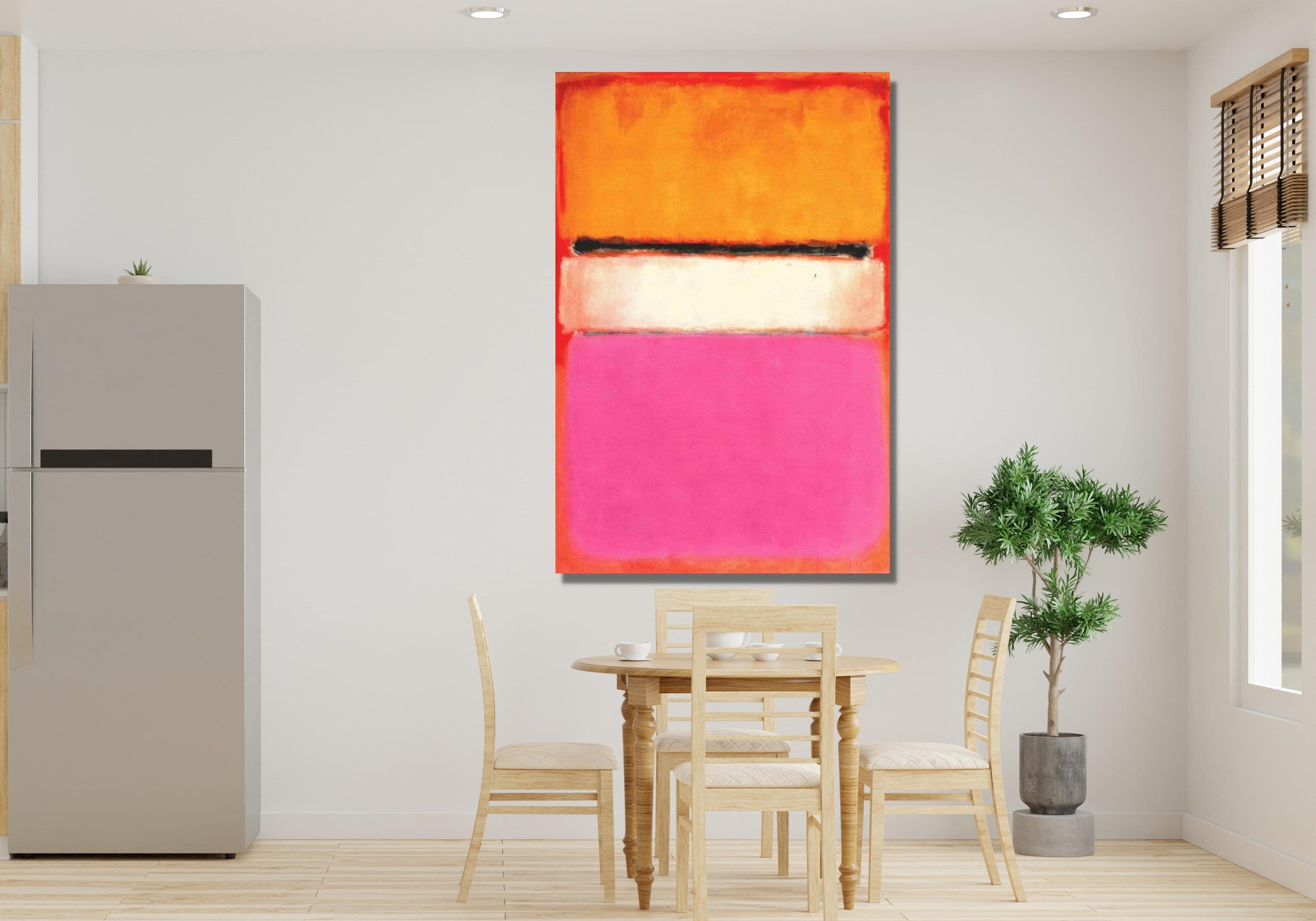 Mark Rothko Pink and Orange Print Art Reproduction Rothko - Etsy