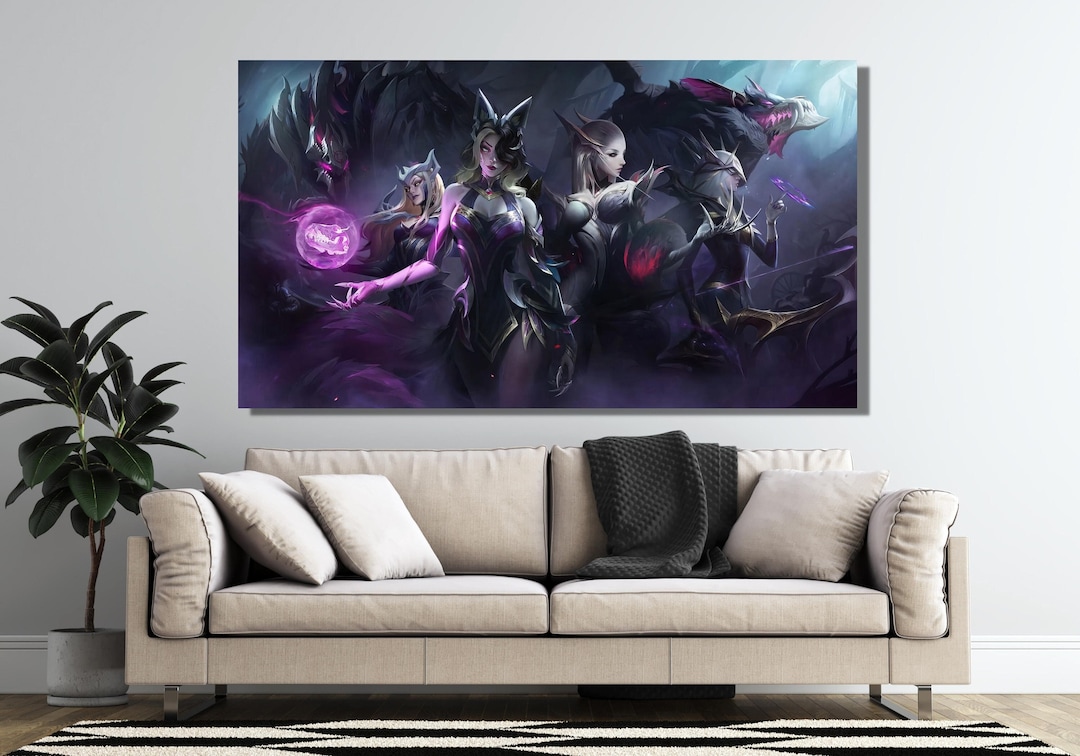 Lol Best Team Poster, League of Legends Poster, Lol Evelynn Poster, LOL ...
