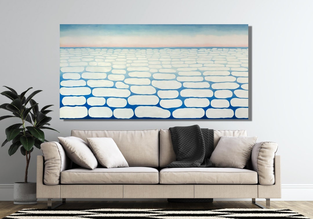 Georgia Okeeffe Wall Arts, Georgia O'keefe the Clouds Oil Painting ...