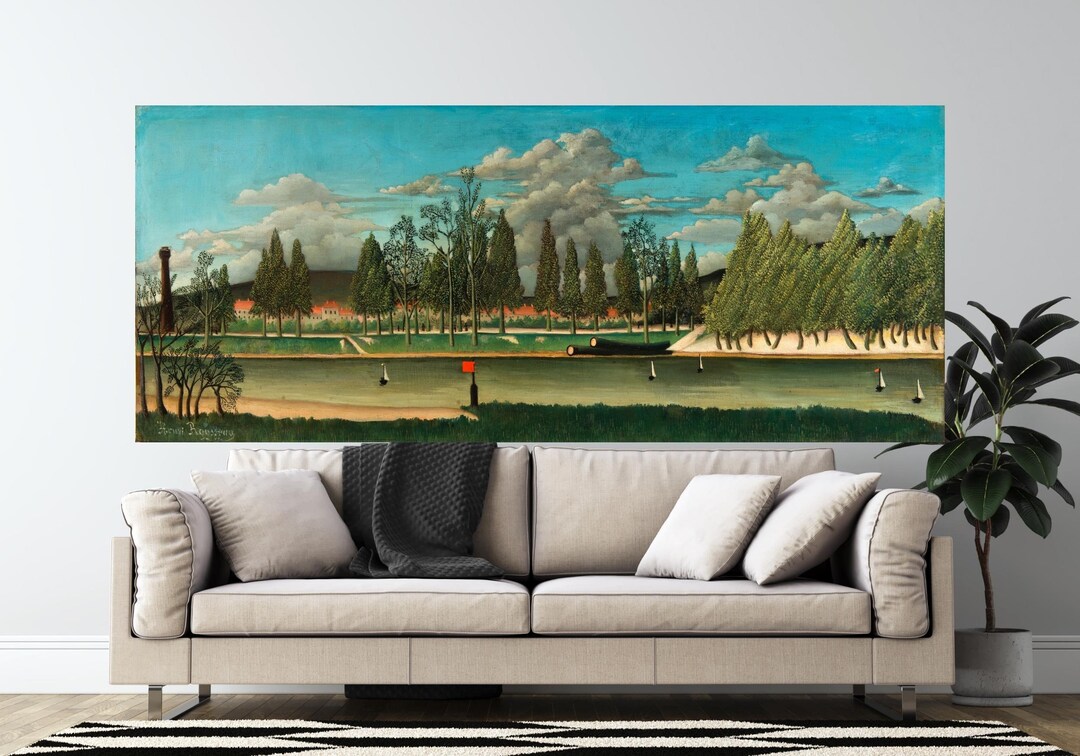 Henri Rousseau (1844-1910)- French Oil Painting Wall Art Prints, Henri ...