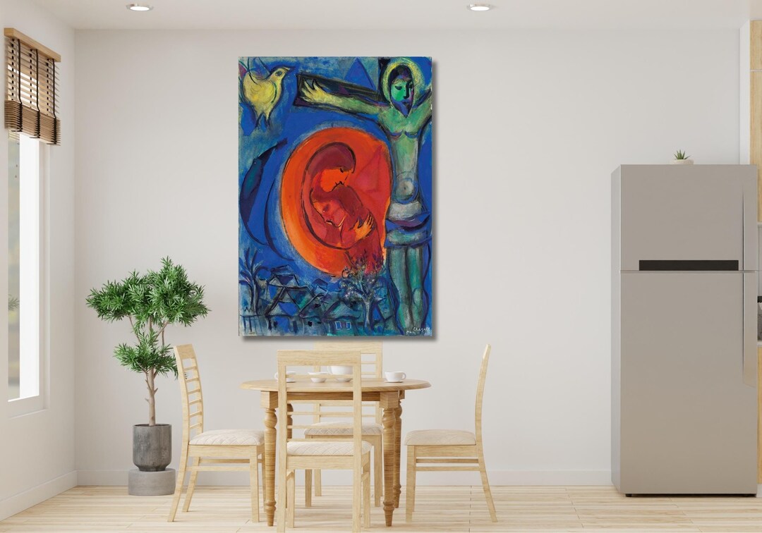 Marc Chagall Jesus Christ Painting Art, Marc Chagall Poster Art, Marc ...