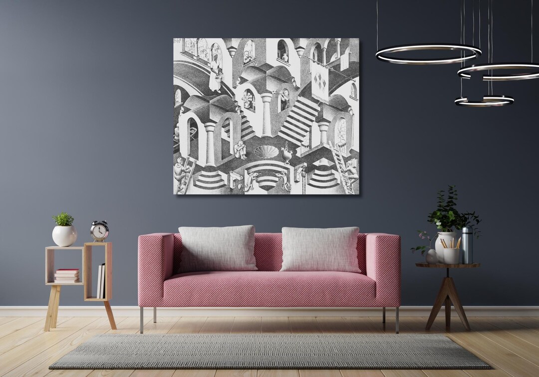 Relativity by Maurits Cornelis Escher Oil Paintings, Tower of Babel MC ...