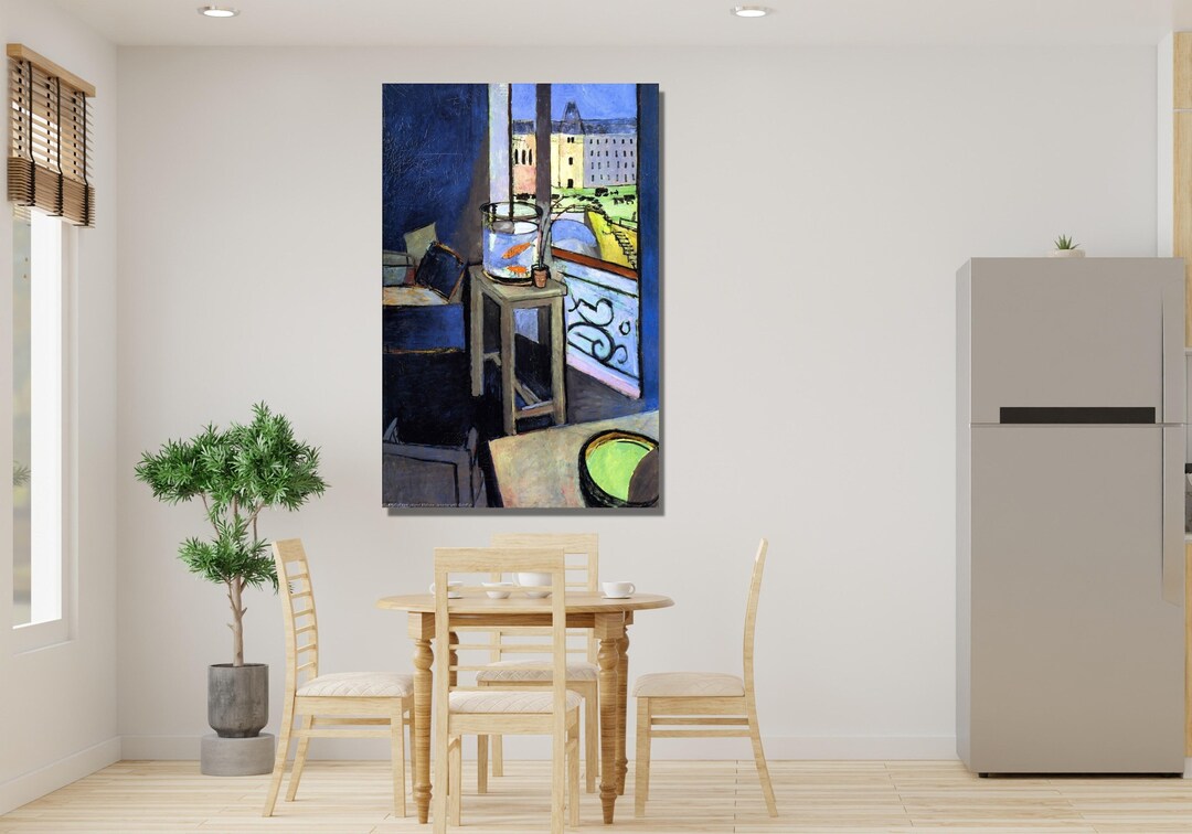 Henri Matisse Blue Window Oil Painting Print, Henri Matisse Blue Window ...