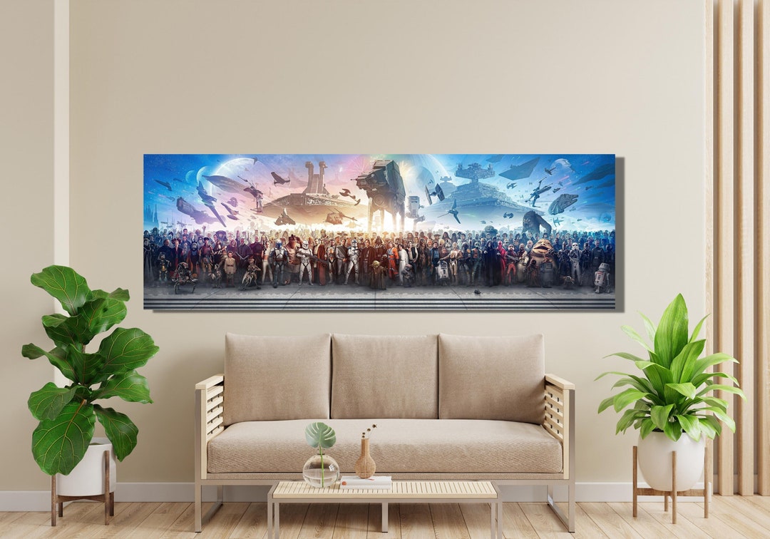 Star Wars All Champs Poster, Epischer Star Wars Poster Druck, Full ...