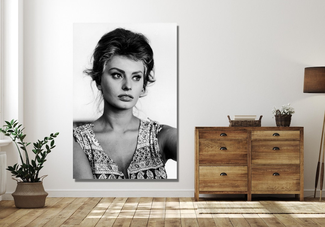 Sophia Loren Poster, Sophia Loren Print, Sophia Loren Canvas, Sophia ...