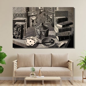M.C. Escher Still Life and Street Paintings Print, Maurits Cornelis ...