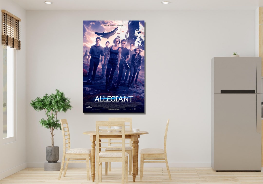 Allegiant Wall Decor, Movie Canvas, Allegiant Poster Print, Allegiant ...