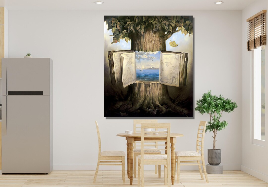 Vladimir Kush Print Wall Art Canvas Three Canvas Wall Art Reproduction ...