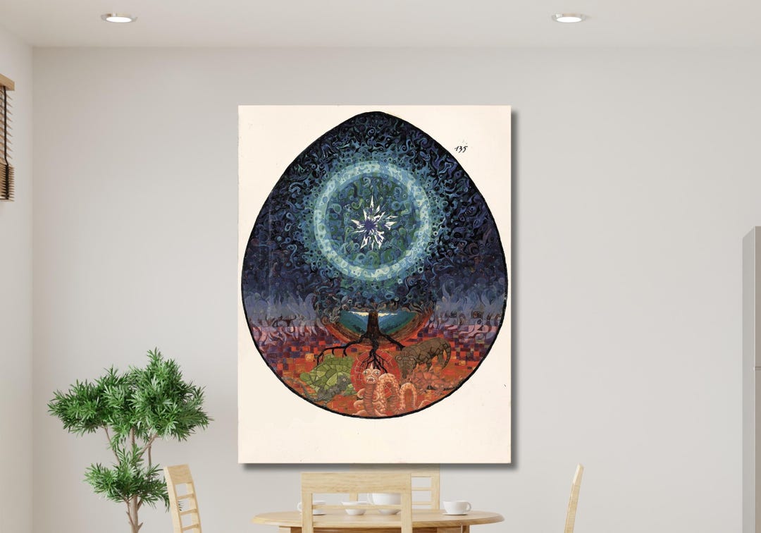Carl Gustav Jung the Red Book the Tree of Life Oil Painting Print, Carl ...