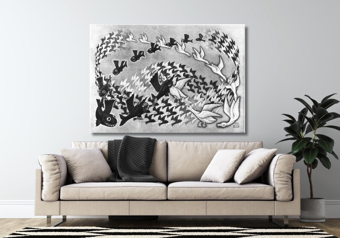 Maurits Cornelis Escher Predestination Oil Paintings Print, Maurits ...