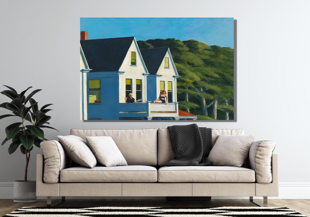 Edward Hooper Painting, Edward Hopper Girl the Girl Sitting on the ...