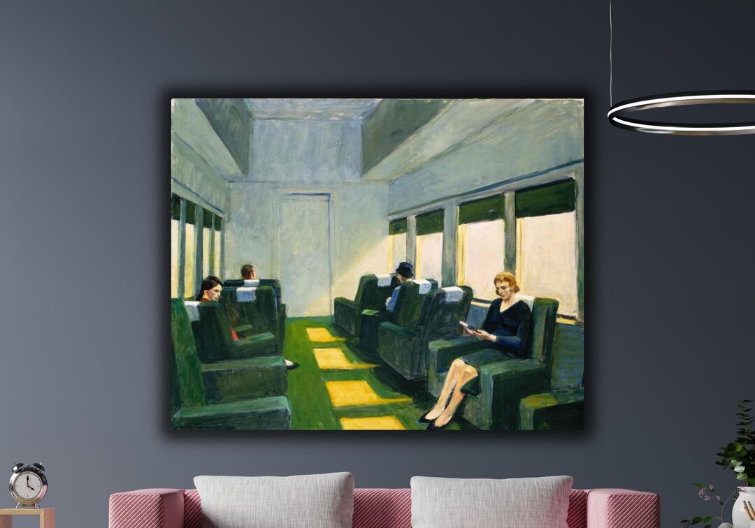 Edward Hopper Chair Car 1965 Oil Paintings Print, Edward Hopper Wall ...