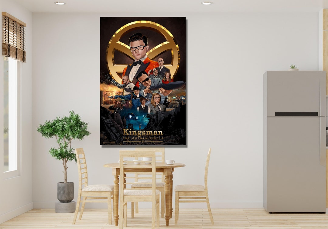 Kingsman Movie Canvas, Kingsman Movie Poster Wall Art, Kingsman Movie ...