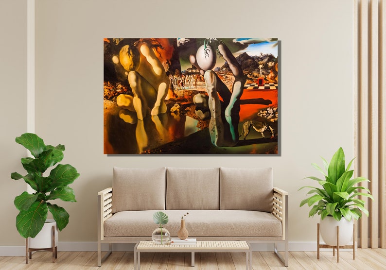 The Metamorphosis of Narcissus 1937 Salvador Dali Print Wall Art ...