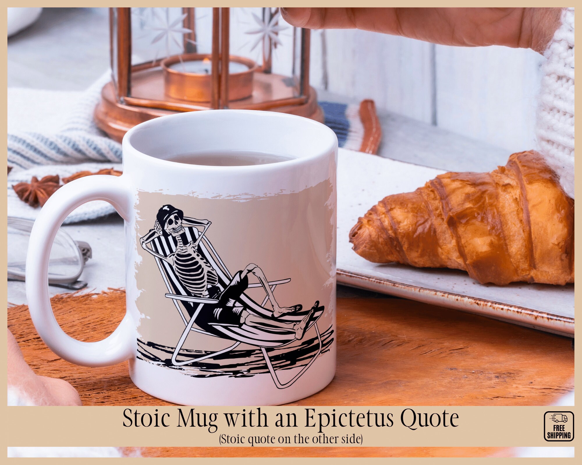 Epictetus Stoic Quote Gift to Live According to Stoic Virtues, Stoicism ...