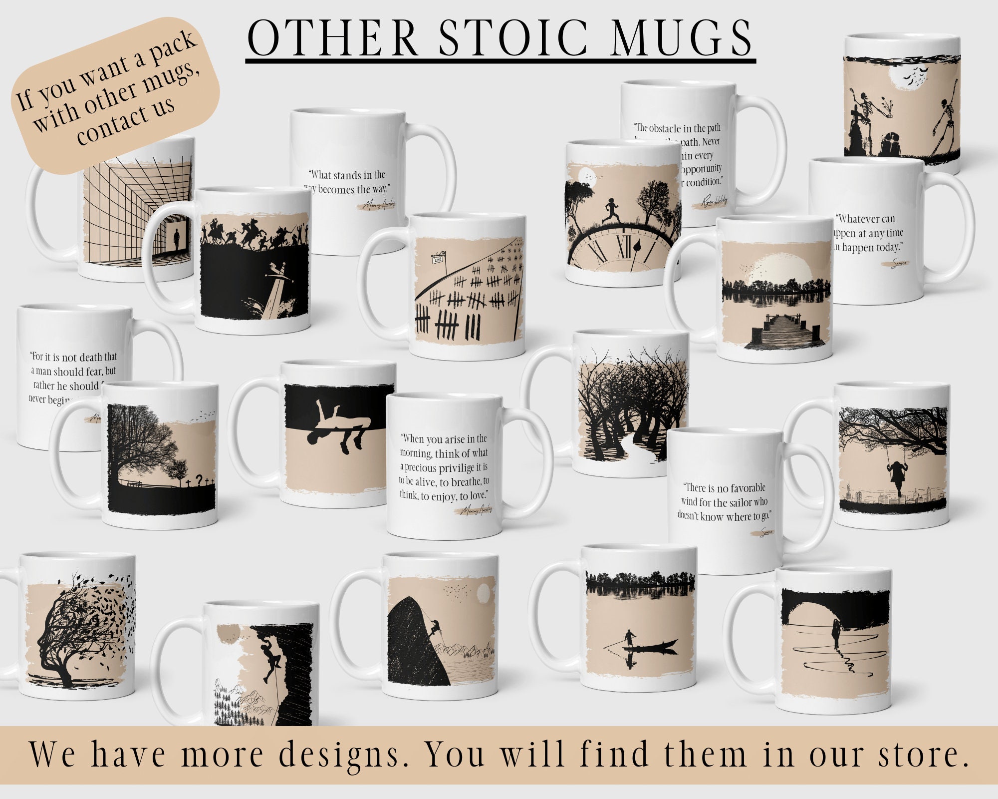 Epictetus Stoic Quote Gift to Live According to Stoic Virtues, Stoicism ...