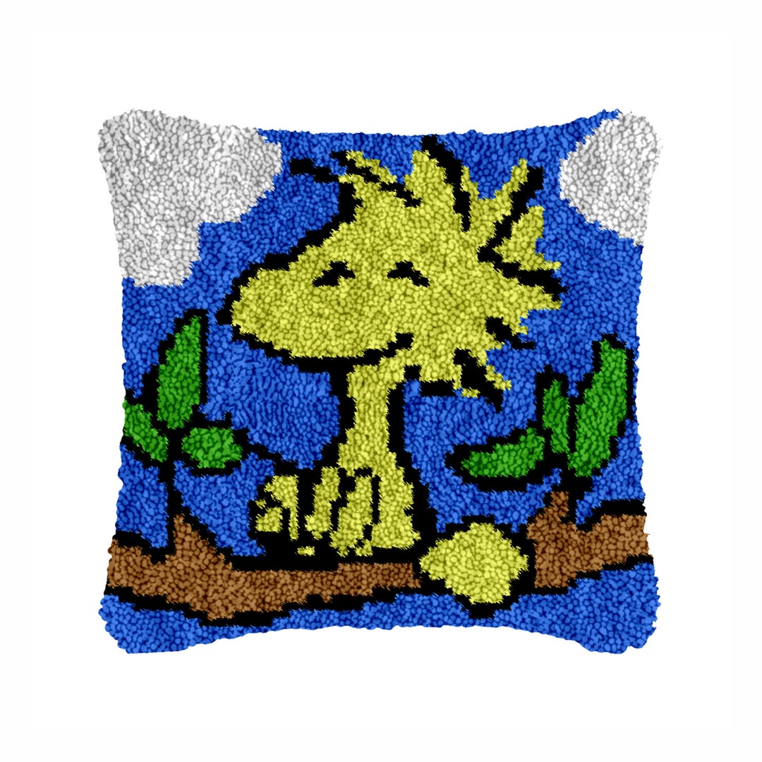 Latch Hook Kit Art Cute Cartoon Animals Embroidered Pillowcase - Etsy