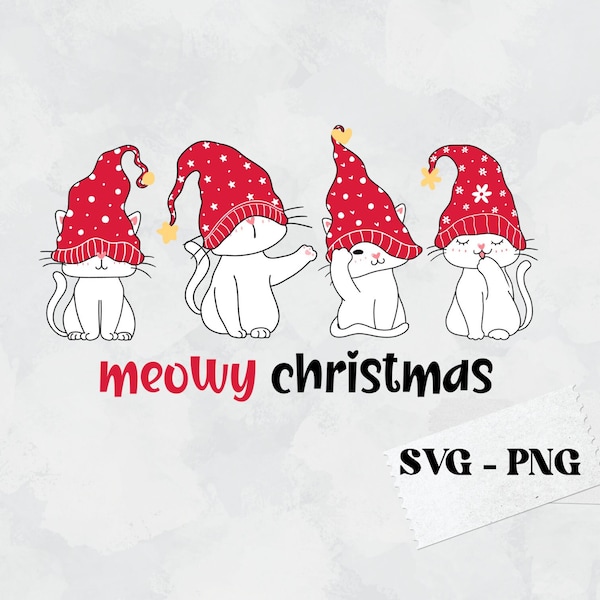 Meowy Christmas - Etsy