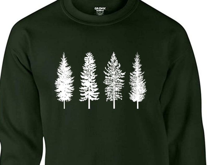 Tree Silhouette Svg, Pine Tree Svg, Pine Tree Silhouette, Evergreen ...