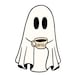 Spooky Ghost Coffee SVG PNG: Halloween Fall Design (digital Download ...