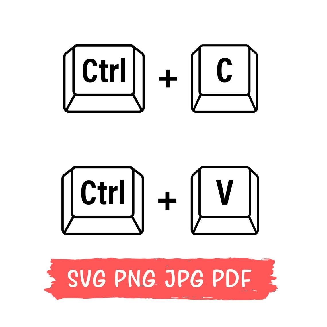 Copy Paste Svg Png, Matching Svg, Ctrl C Shirt, Ctrl V Shirt, Family ...