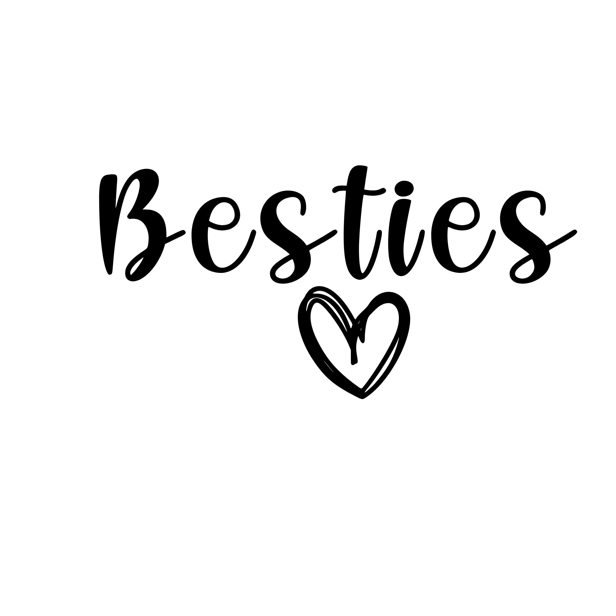 Besties Svg Png, Best Friend Svg Png, Besties Heart, Best Friends ...