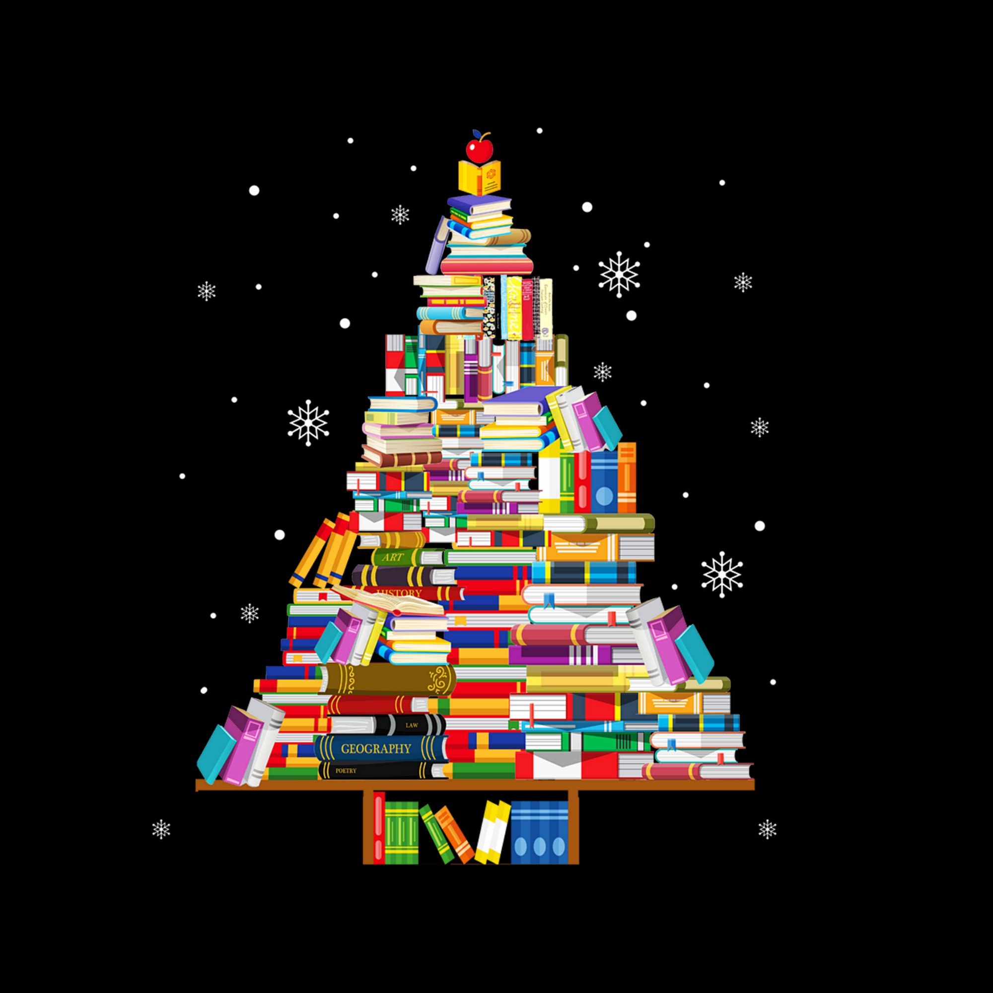 Christmas Book Tree Png, Tree Book Png, Plaid Tree, Tree Png, Merry ...