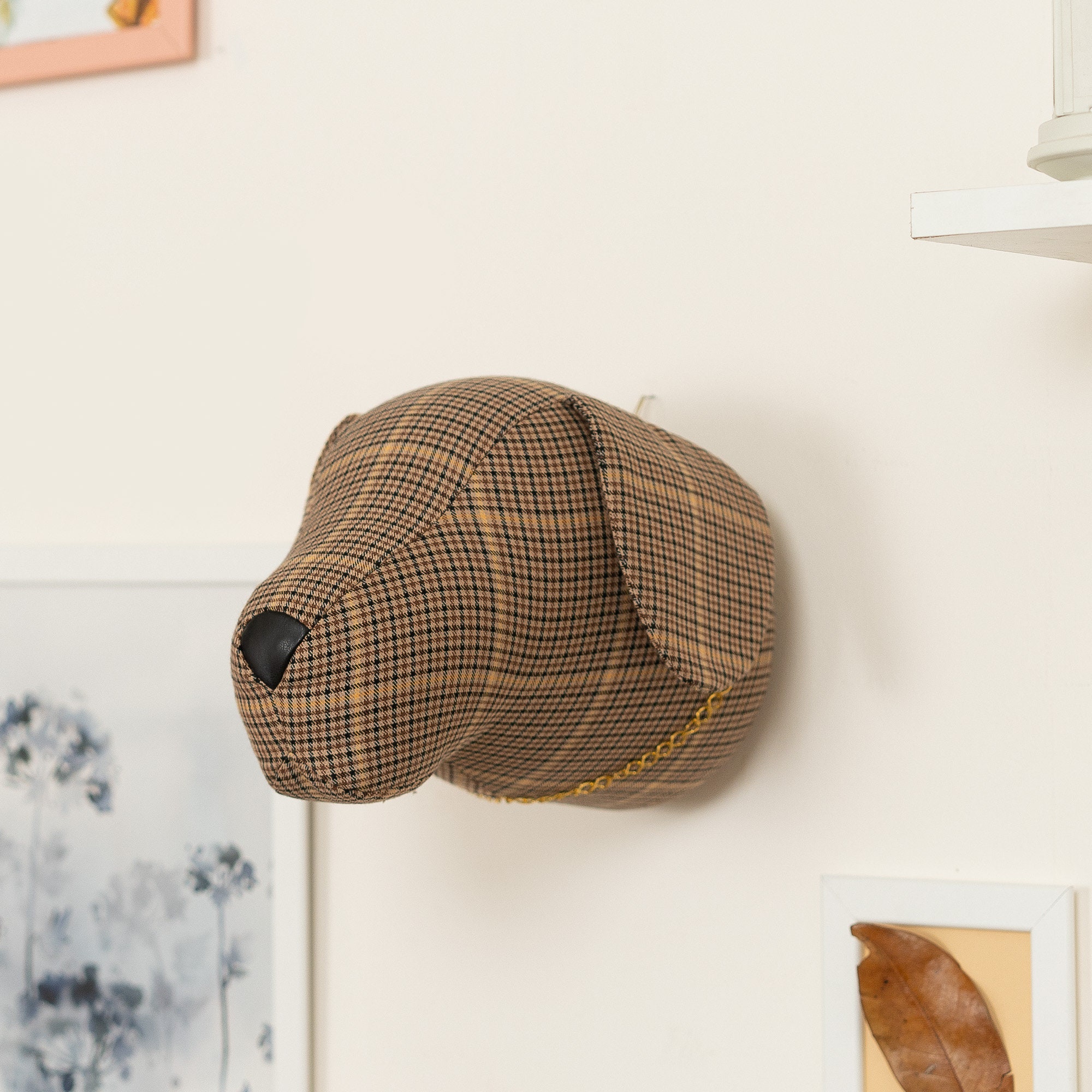 Dog Head Wall Decor Animal Head Home Decor Unique Wall - Etsy