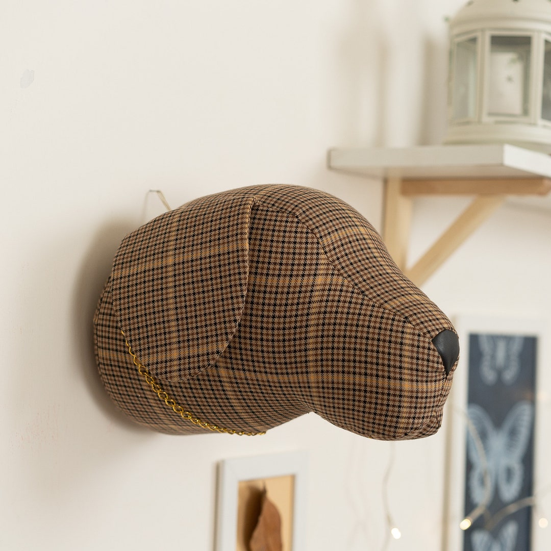 Dog Head Wall Decor Animal Head Home Decor Unique Wall - Etsy