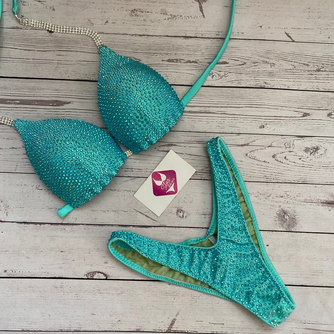 Bikini Fitnessbikini Competition IFBB Fitnessbikini Swimsuit - Etsy